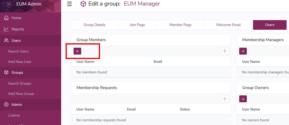 Provide EUM Manager Access to a user – ExtranetUserManager