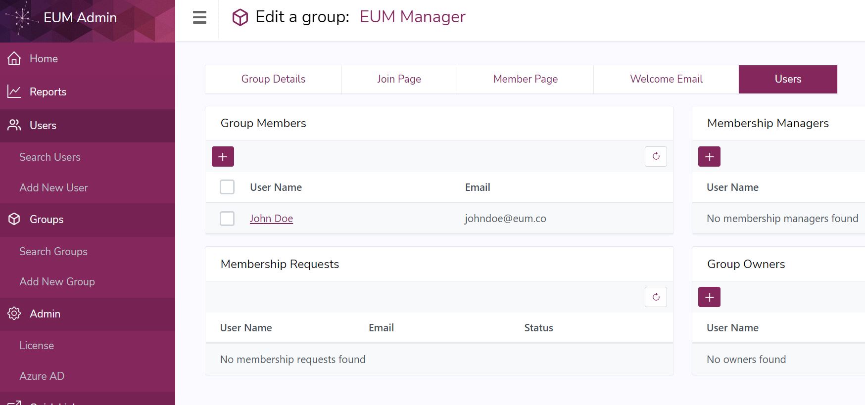 Provide EUM Manager Access to a user – ExtranetUserManager