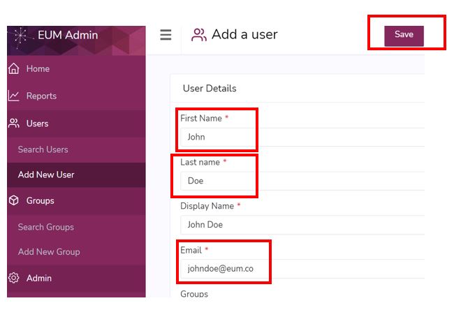 Provide EUM Administrator Access to a user – ExtranetUserManager