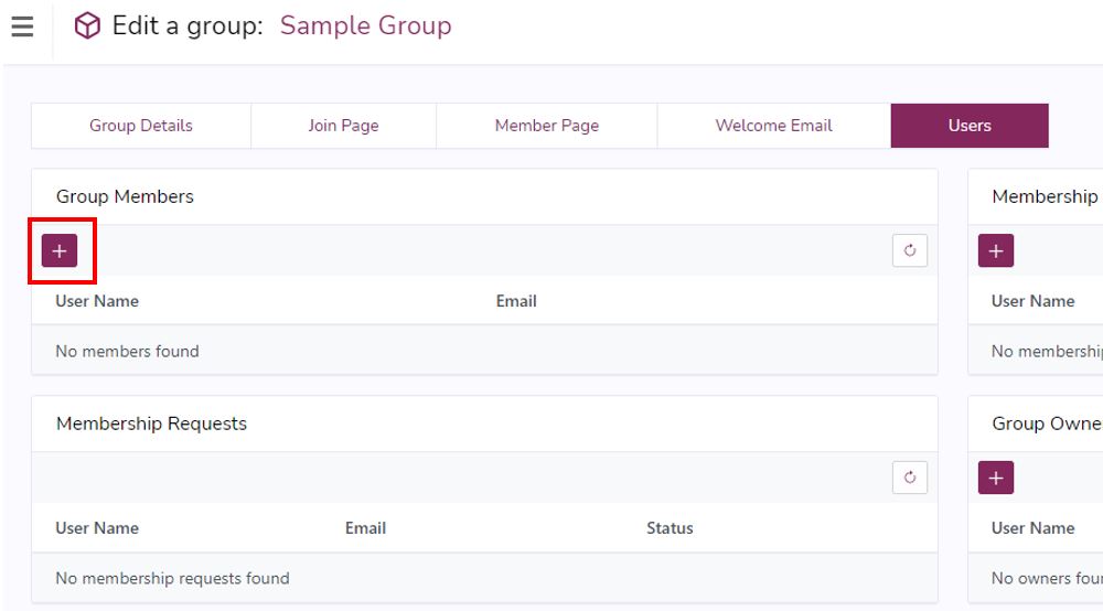 Add a User to a Group using EUM Admin – ExtranetUserManager