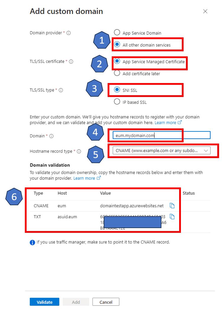 Add Custom Domain to EUM V6 – ExtranetUserManager