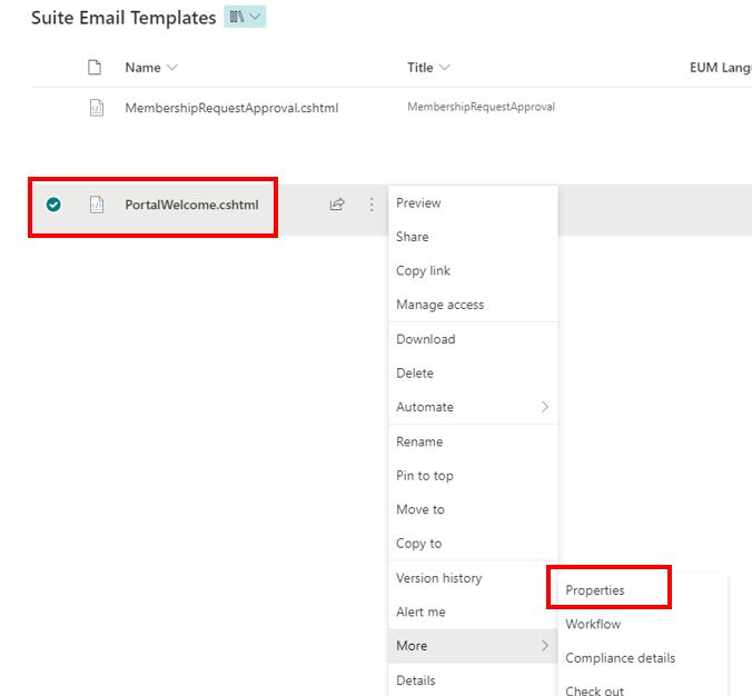 Enable Portal Welcome Email in EUM V6 – ExtranetUserManager