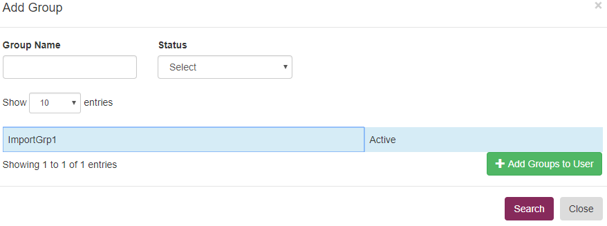 How a Group Owner can add a user – ExtranetUserManager