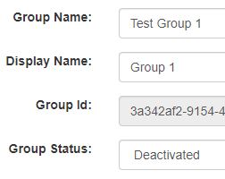 Changing Group Name – ExtranetUserManager