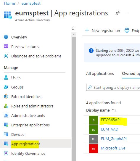 Deleting EUM v4 – ExtranetUserManager