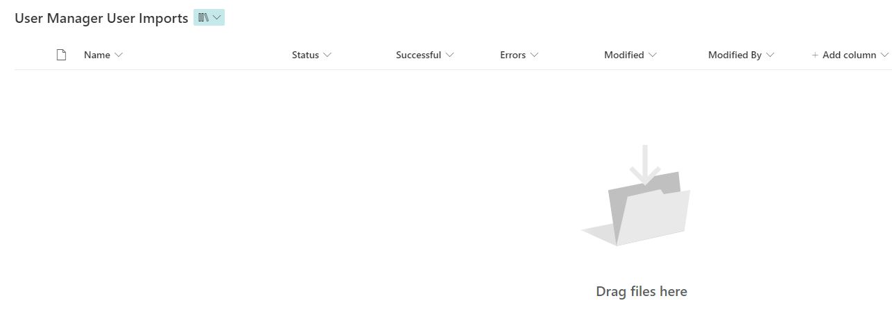 Setup User Imports – ExtranetUserManager